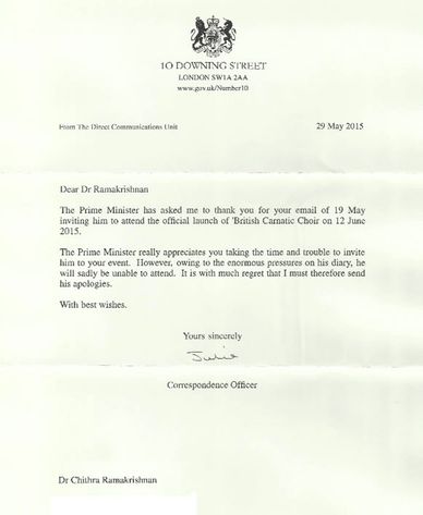 Choir Invitation Letter