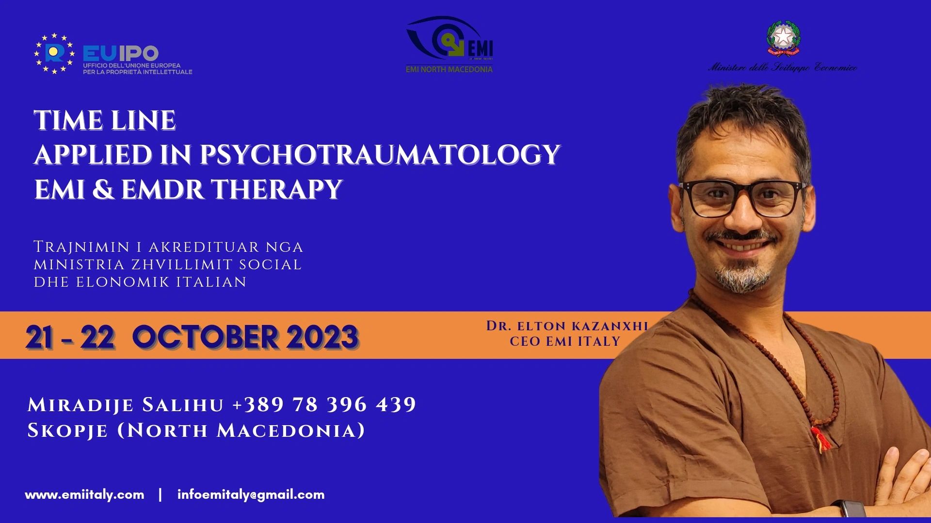 Time Line applied in Psychotraumatology EMI EMDR therapy