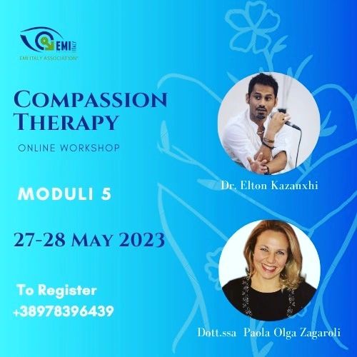 Trajnim Online Compassion Therapy organizuar nga EMI Italy