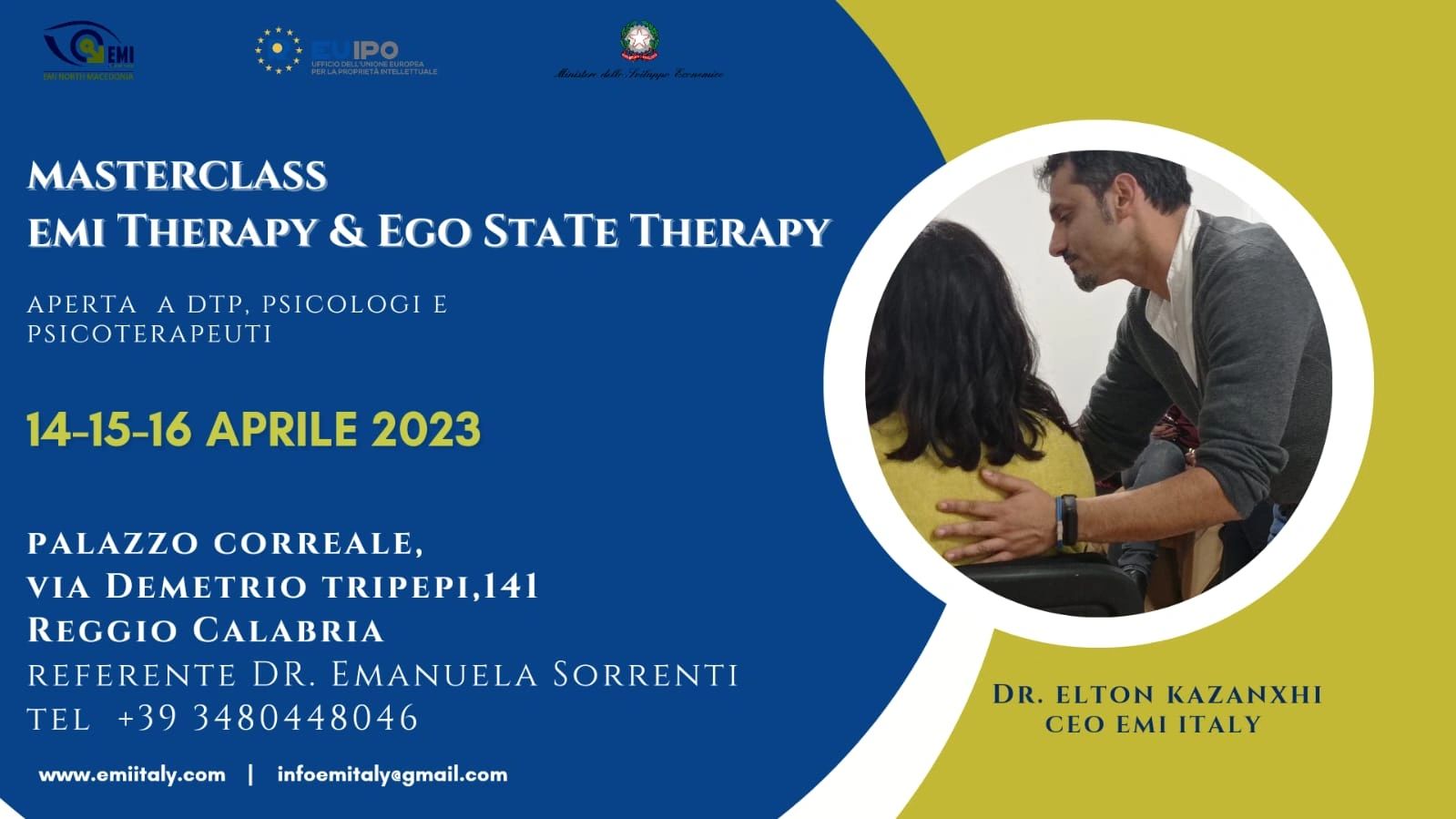 Workshop: EMI & Ego State Therapy Masterclass in Calabria