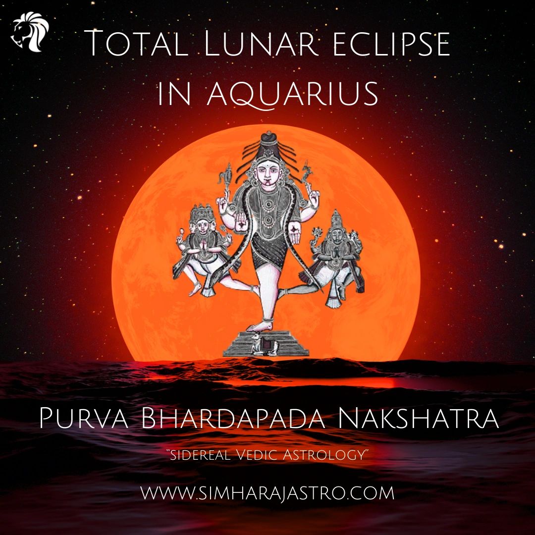 Total Lunar Eclipse in Aquarius