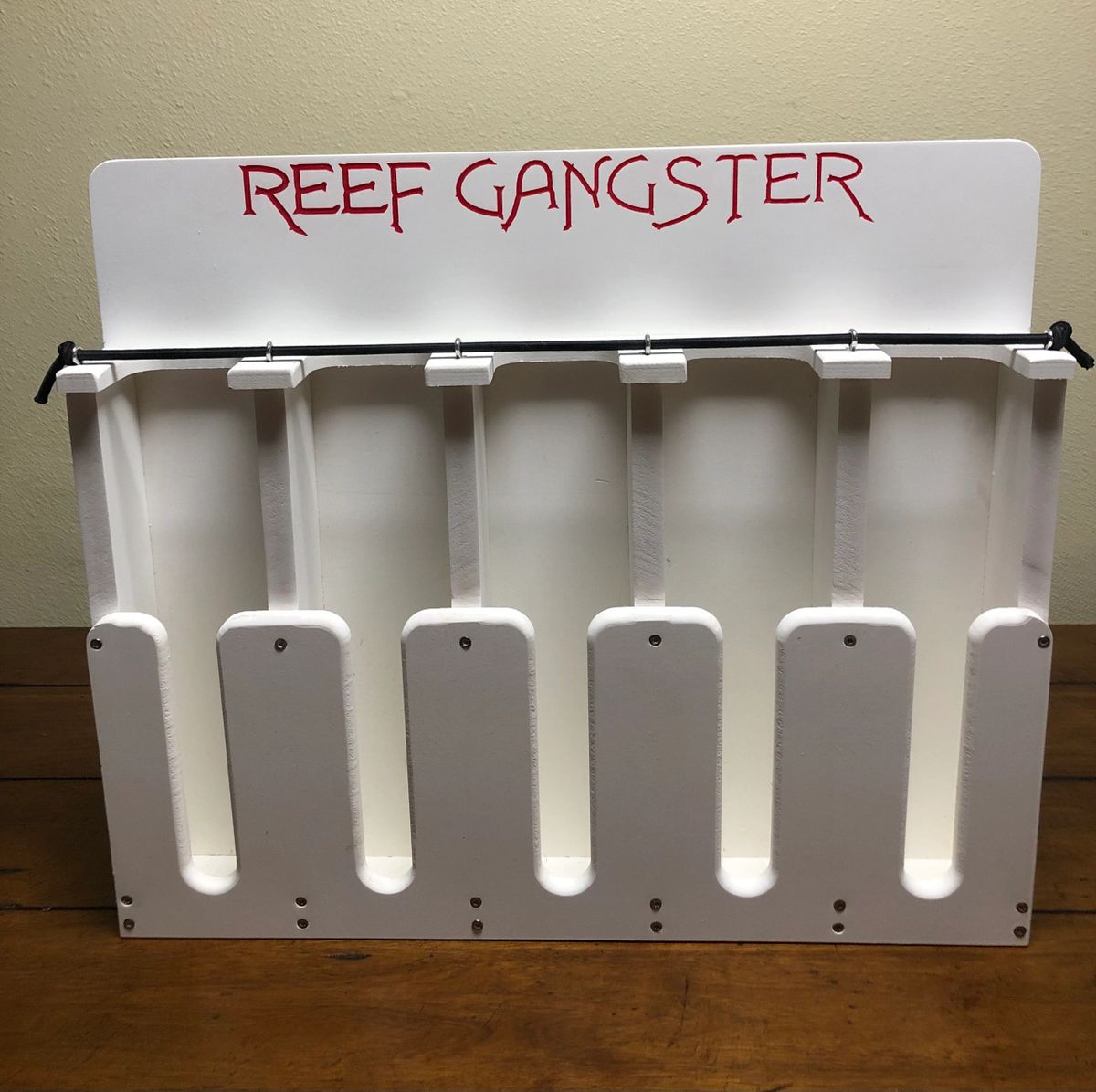 PVC Speargun Rack for 5 Spearguns (with reels) Free standing