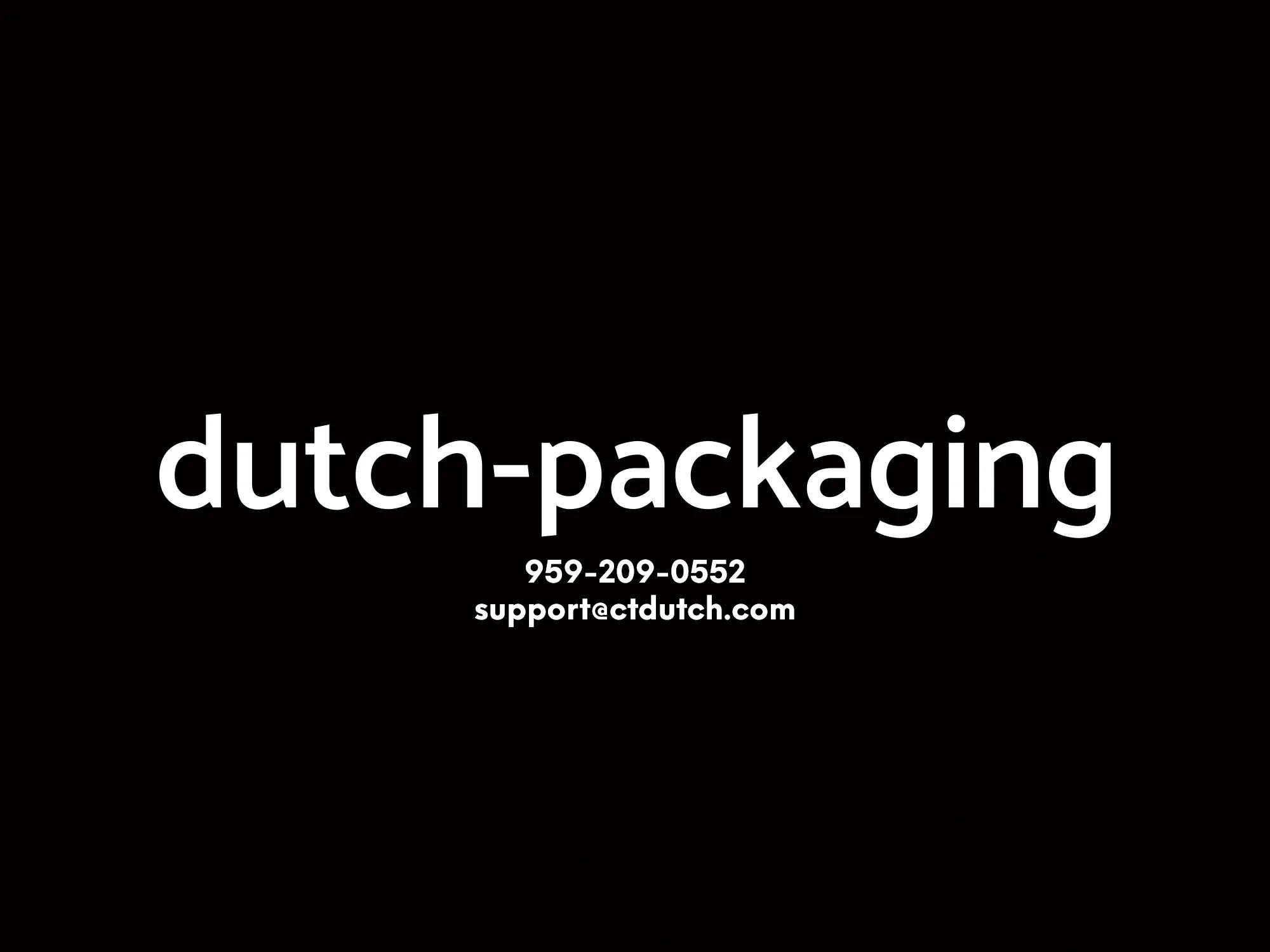 Dutch-packing