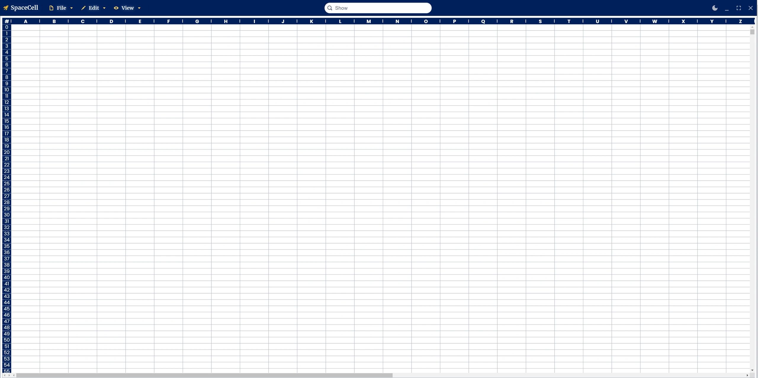 Modern Spreadsheet Software - SpaceCell