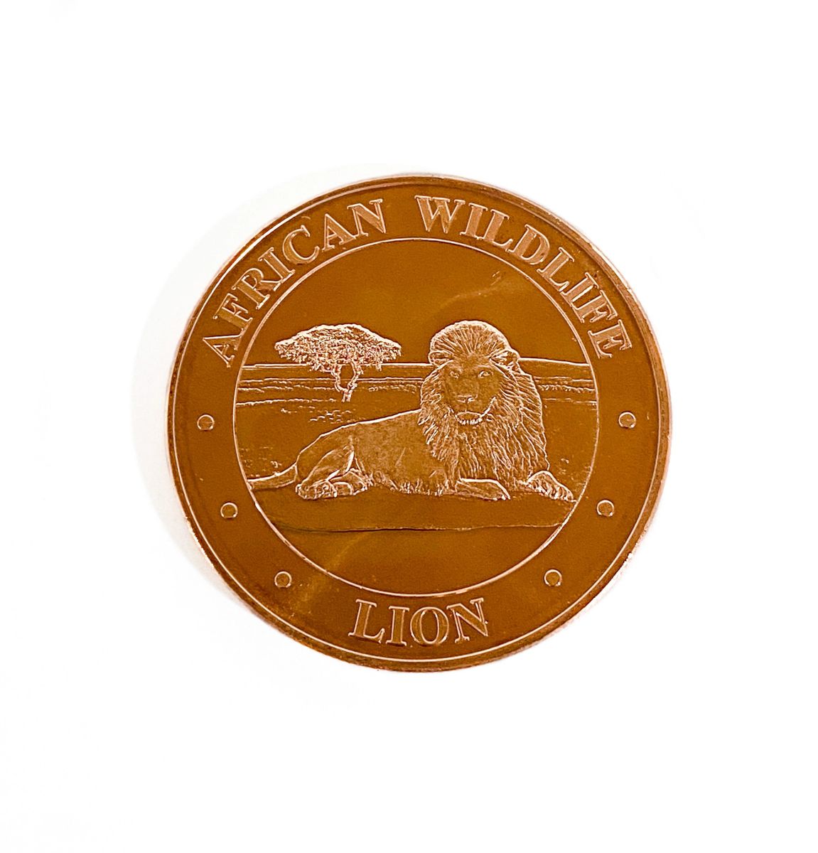 Lot of 100 - 1 oz Copper Round - Lion