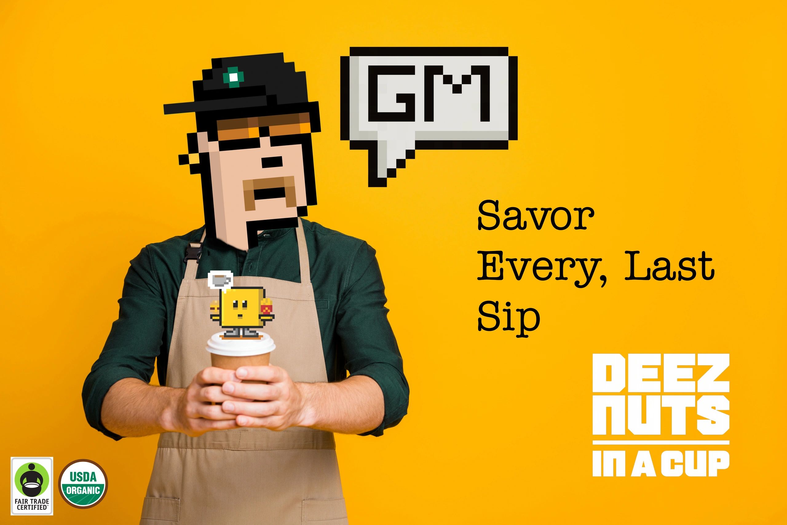 Deez Nuts In A Cup - Coffee Beans, Coffee