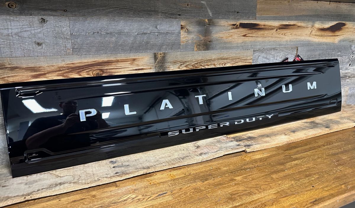 2023+ Ford Superduty Tailgate Appliqué Panel - Platinum, Limited ...