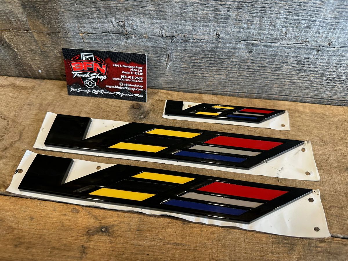 2023+ Cadillac Escalade-V Custom Painted Emblems