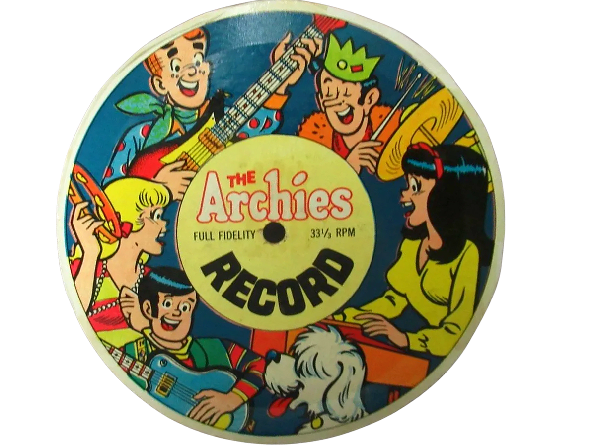 1969 “The Archies-Sugar Sugar" 5½" Cereal Box Cardboard Record – Full ...