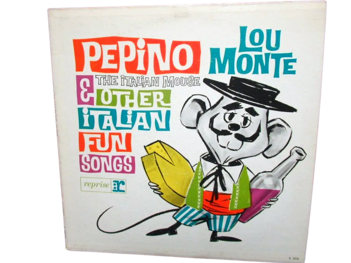 1962 Lou Monte Pepino the Italian Mouse & other Italian Fun Songs LP R-605