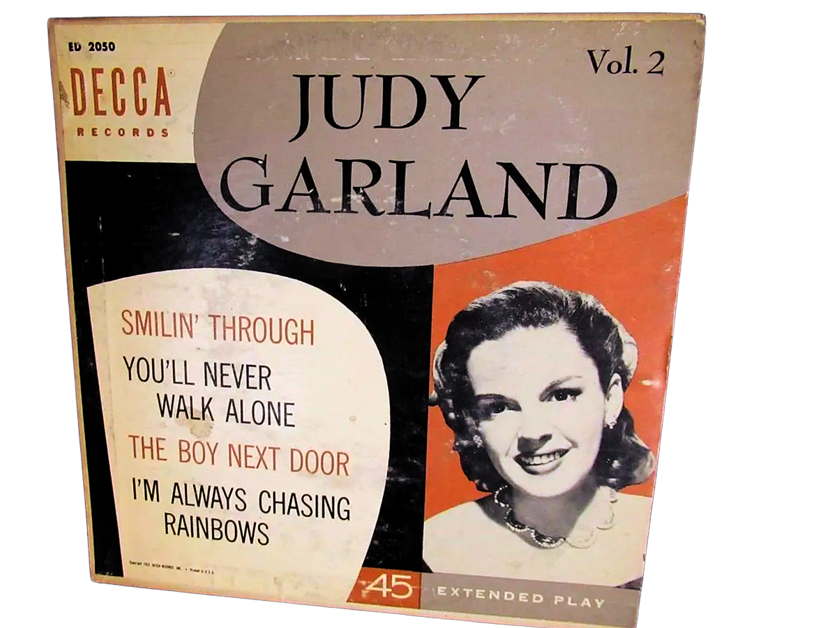 1953 Judy Garland 45 Vinyl Record