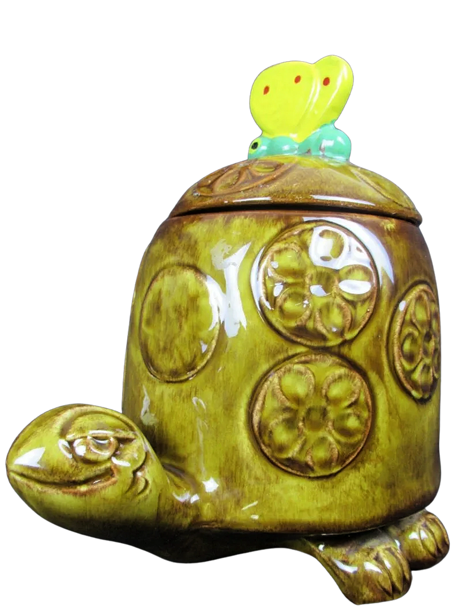 1977-1979 McCoy Pottery Turtle #271 Cookie Jar