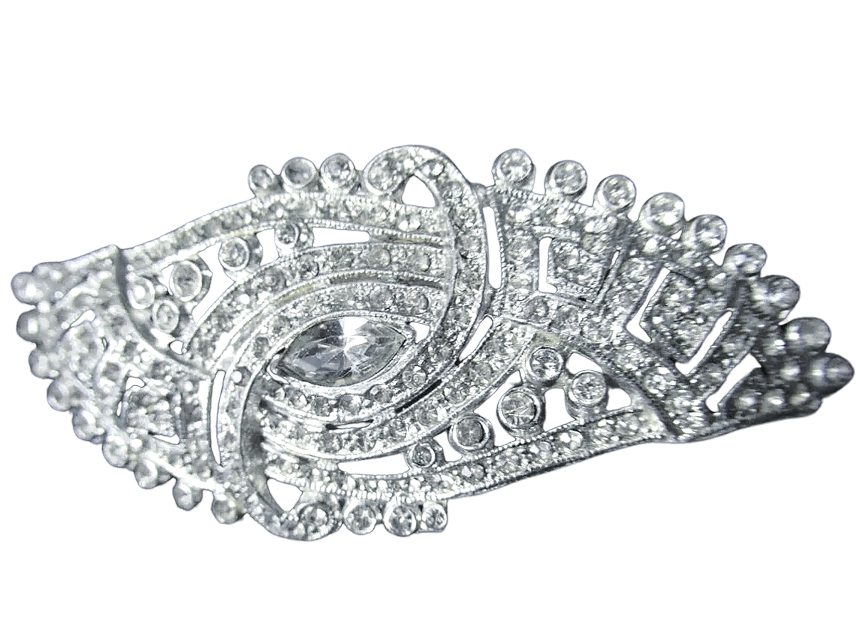 Vintage Art Deco Rhinestone Pin