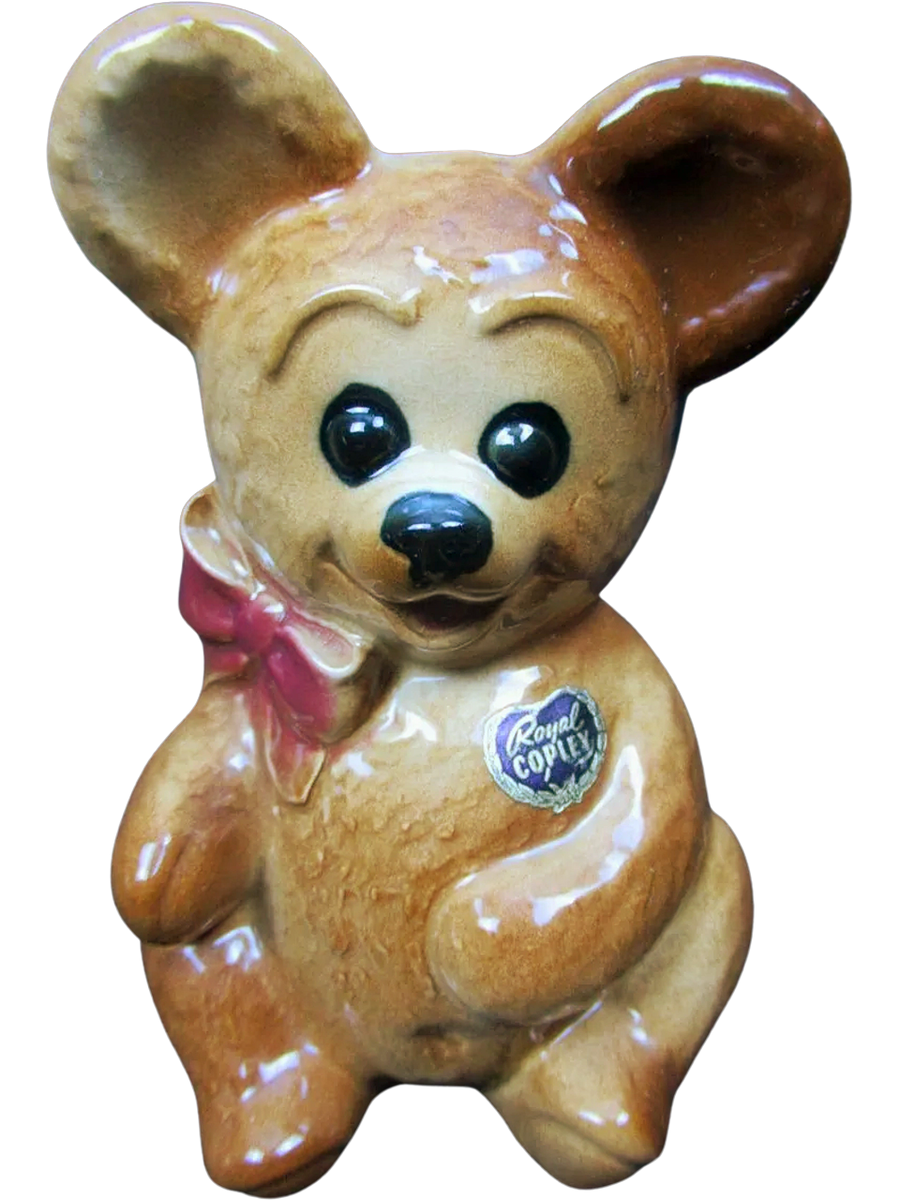 Royal Copley Teddy Bear Vase (1939-1960)