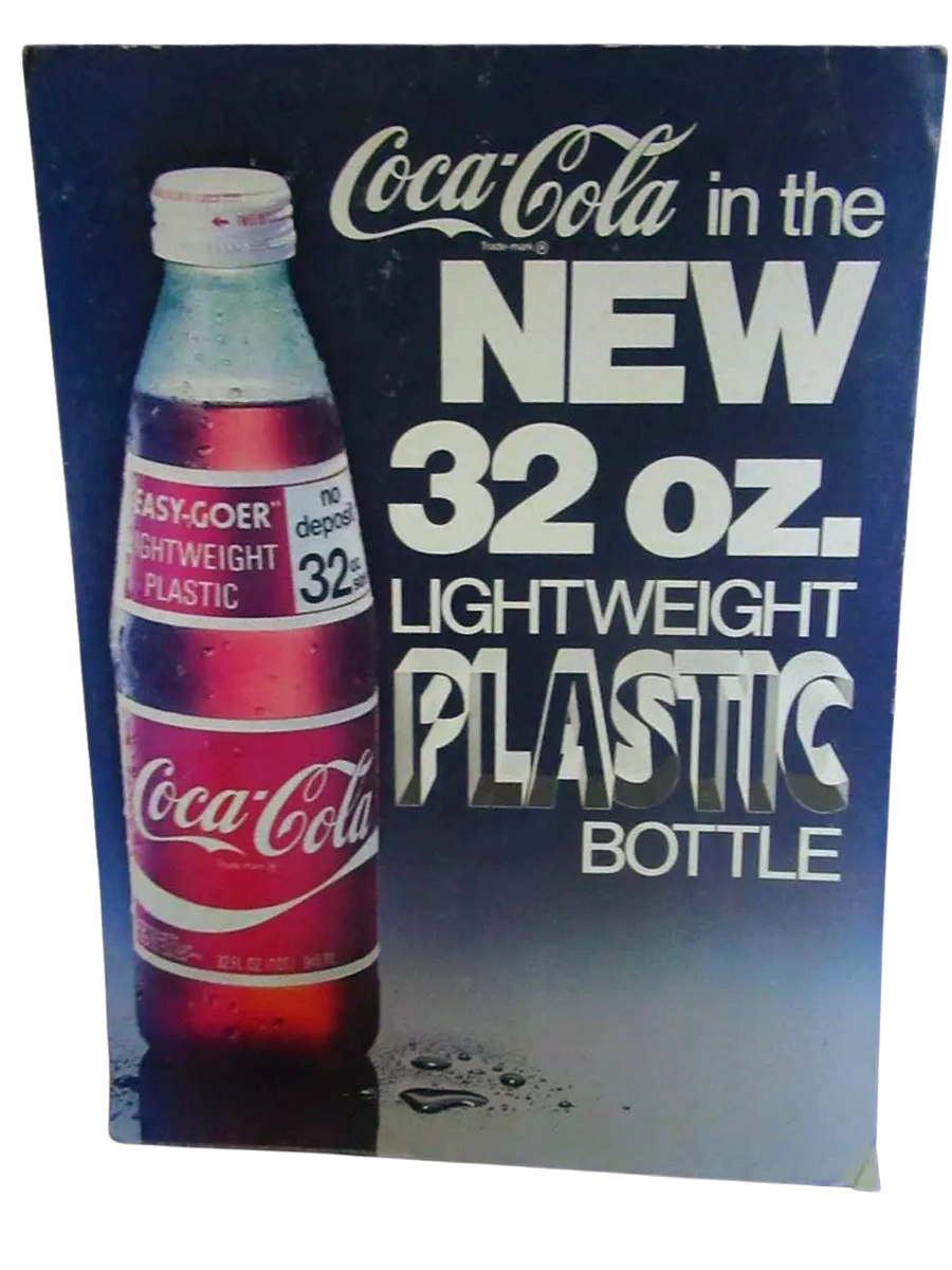 1975 Cardboard Easel Back Coca-Cola "Easy-Goer" Never Used Advertising ...
