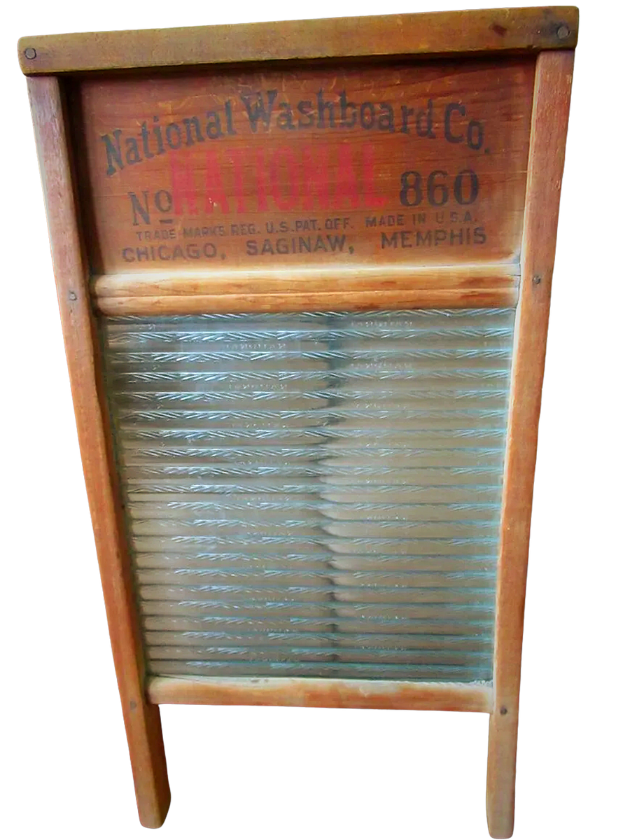 1930s-40s National Washboard Co. Scrub Board - Model 860