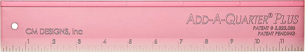 Add-A-Quarter PLUS 12" Ruler