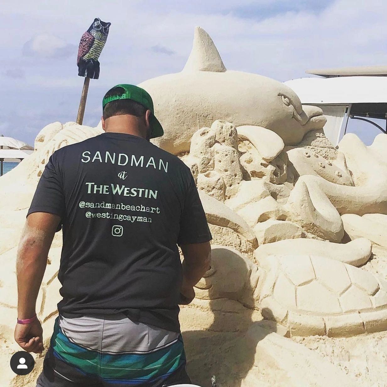 Sandman Beach Art - Sand Art Services, Logo Sand Painting, Sand Sculpture