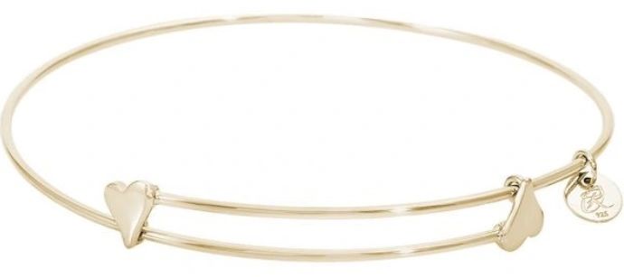 14K Gold Sweet Expandable Bangle Bracelet
