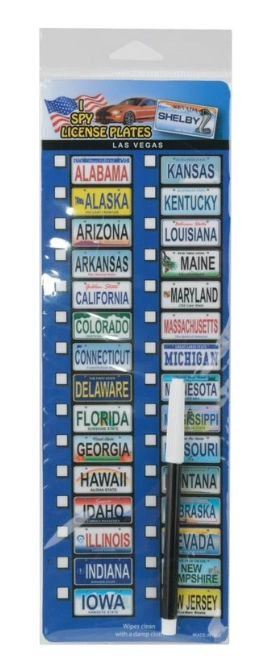 Shelby 's I Spy License Plate Game