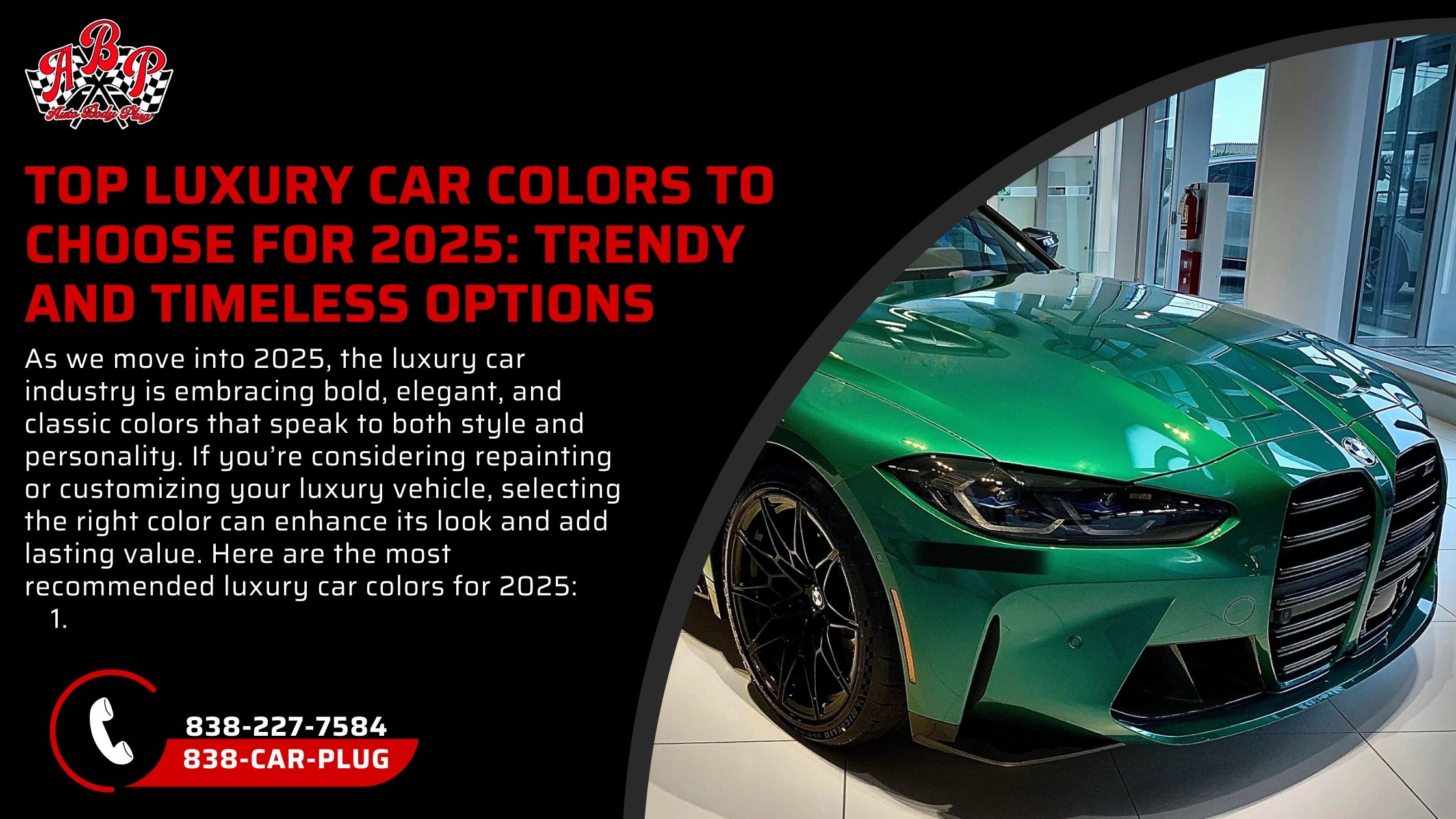 Luxury Car Colors to Choose for 2025: Trendy & Timeless Options