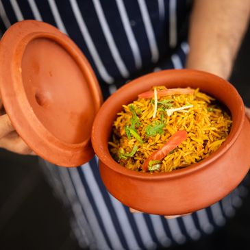 butter chicken burger, chicken biryani, margarita, gin n tonic, happy hour