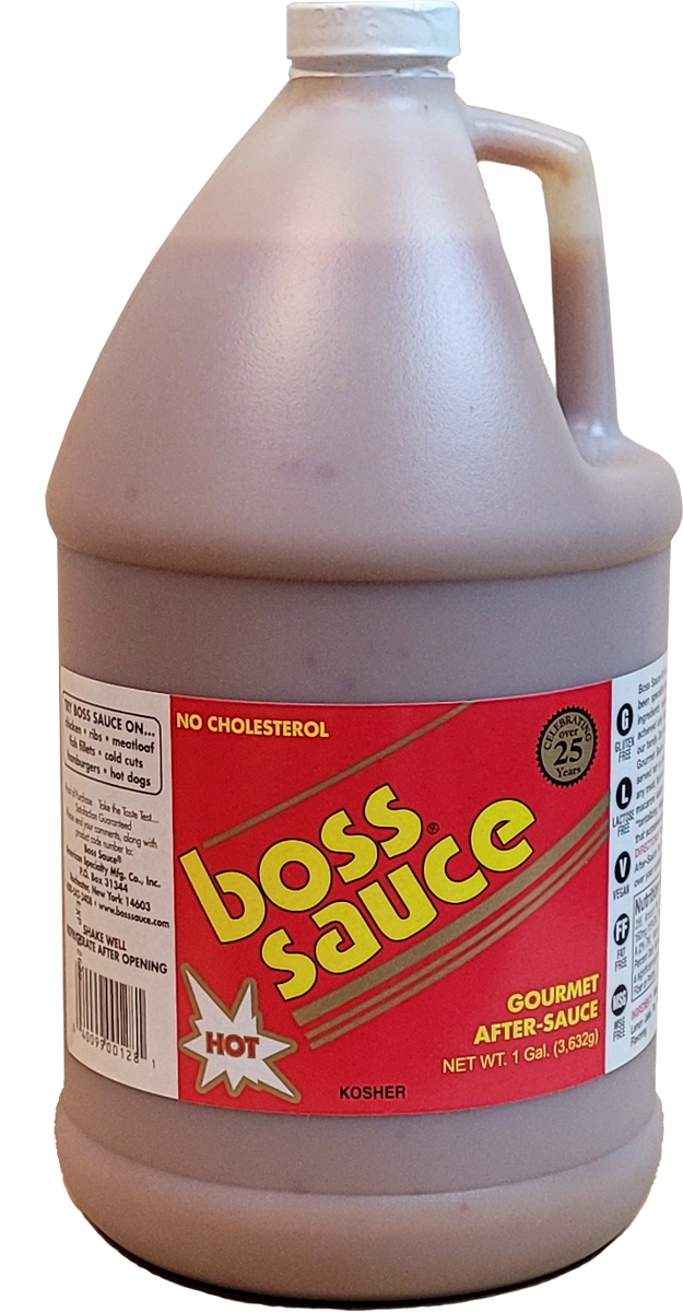 Boss Sauce Hot (4-U.S. Gallons)