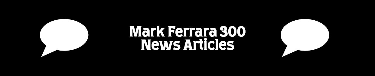 Website Launch - Mark Ferrara's Upcoming Site