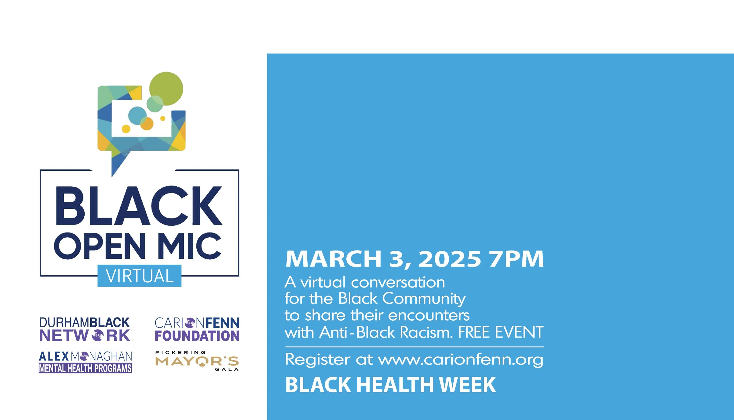 Black Open Mic (Online/Virtual)