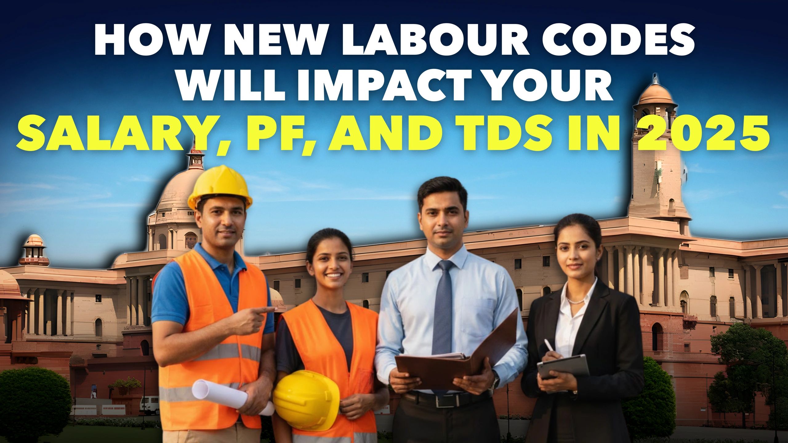 New Labour Codes 2025: How Your Salary, PF & TDS Will Change