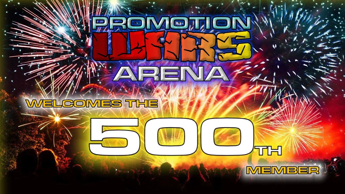 PW Arena Reaches 500 Members