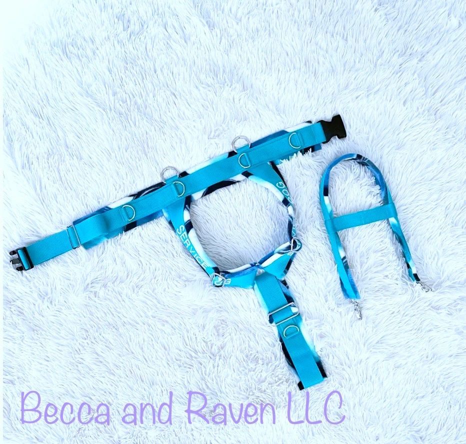 Custom Yfront Service Dog Harness