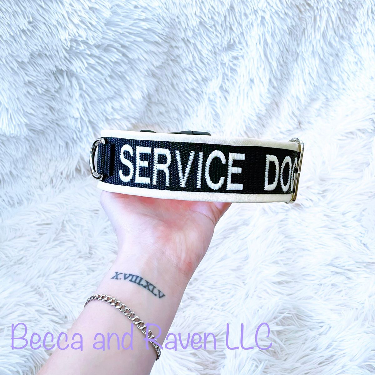 Custom Embroidered Service Dog Collar