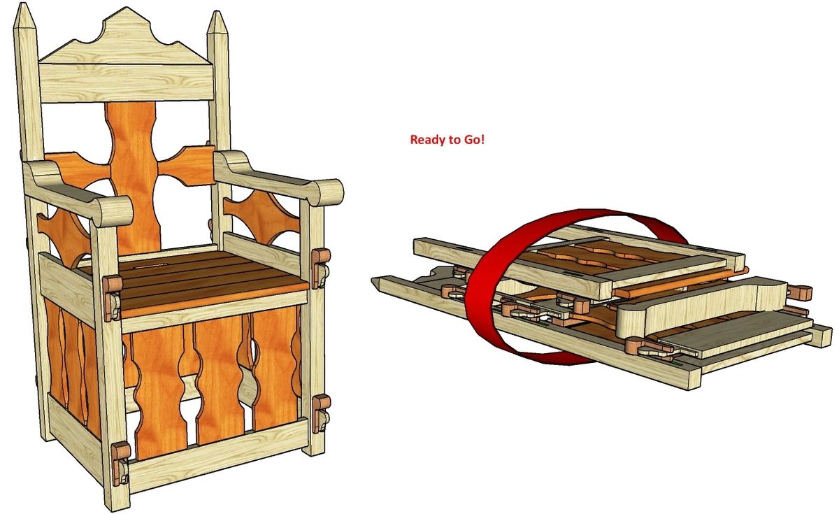 119 Knock-Down Throne