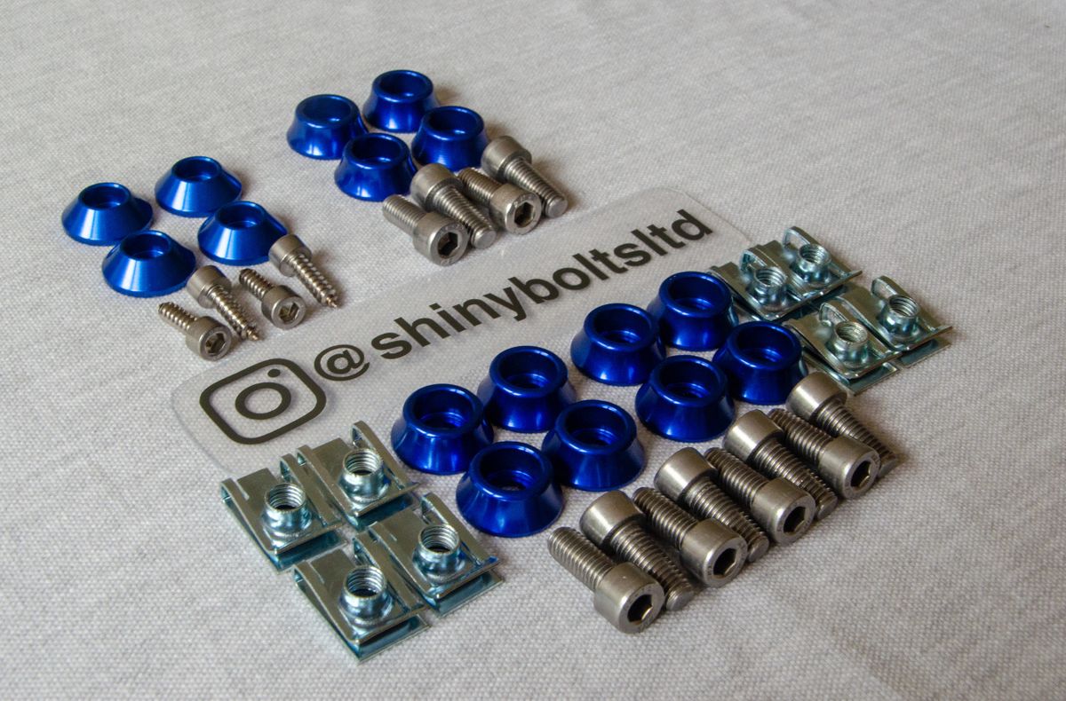 Vauxhall Astra G MK4 Full Engine Bay Stainless Bolt & Coloured Washer kit