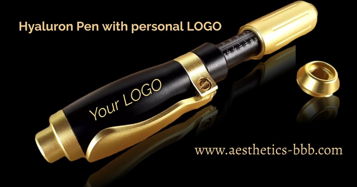 Black Gold Hyaluron pen with personal LOGO - 5 PCS