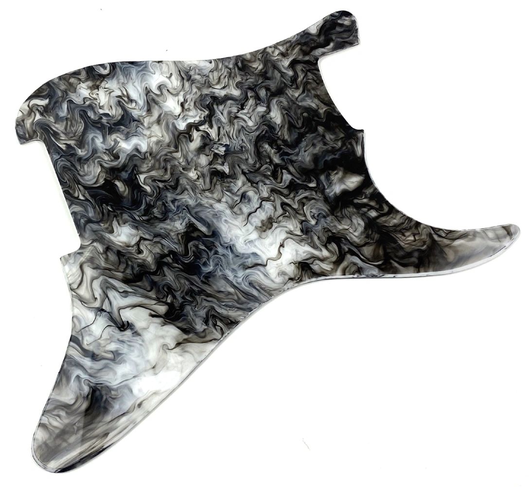 Blank Strat Pickguard, Custom Specialty Material ~ Myst Obscure