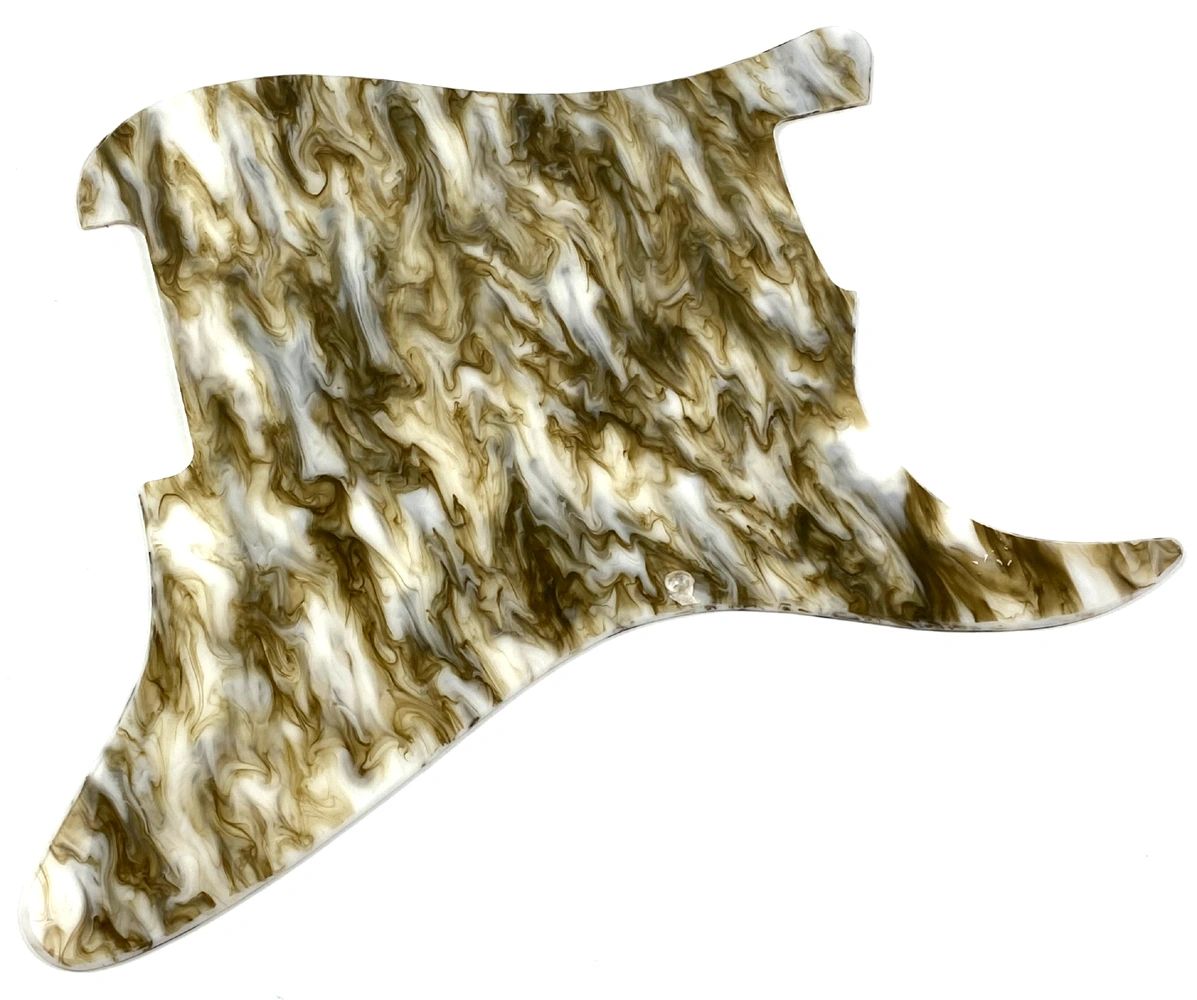 Blank Strat Pickguard, Custom Specialty Material ~ Myst Spice