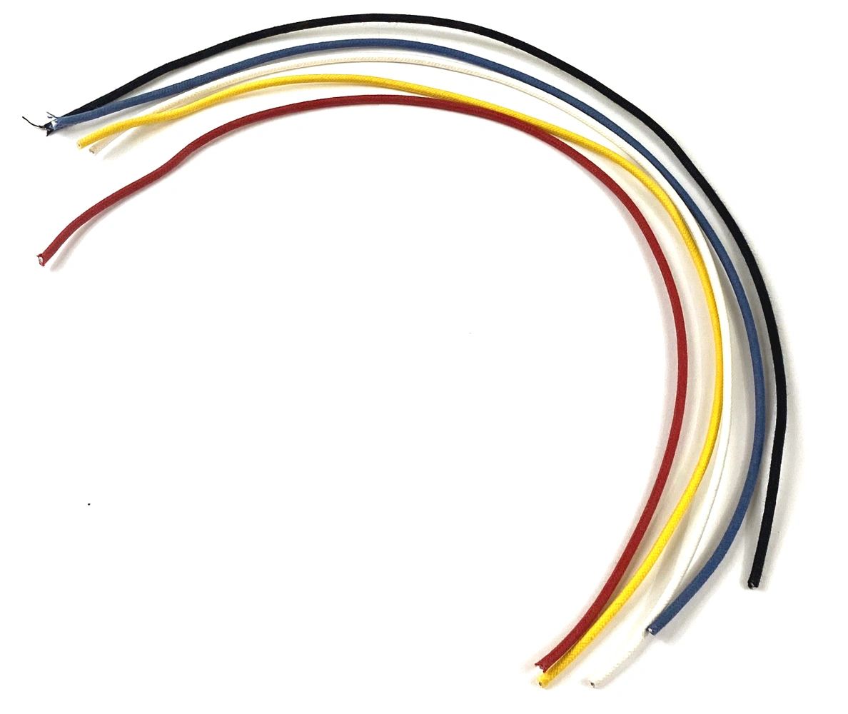 7.5ft (90") HD Wire Set ~ Cloth Covered Vintage Type Heavy Duty 20awg