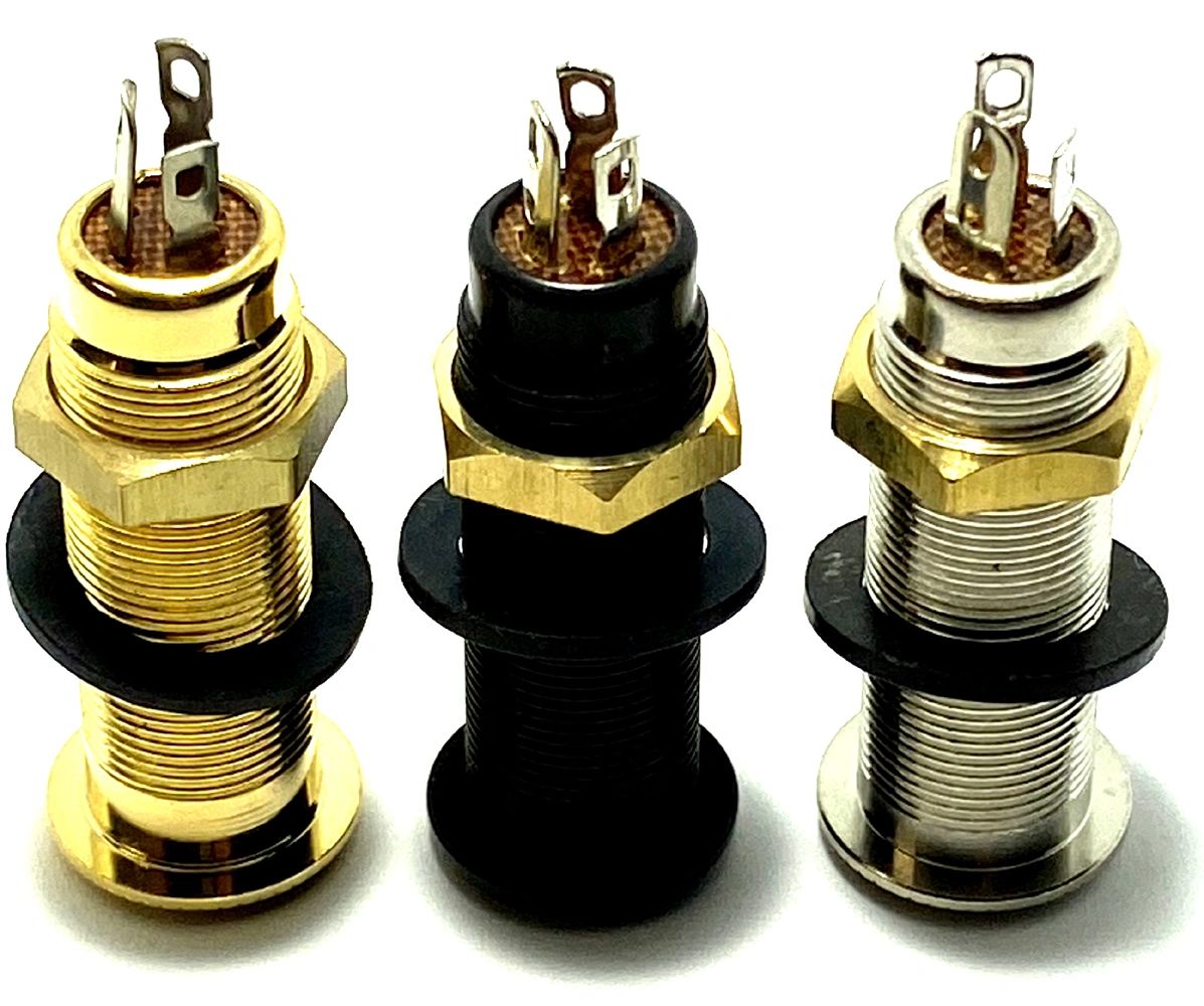 Barrel Jack, Cylinder Style TRS Jack ~ Choice of Colors