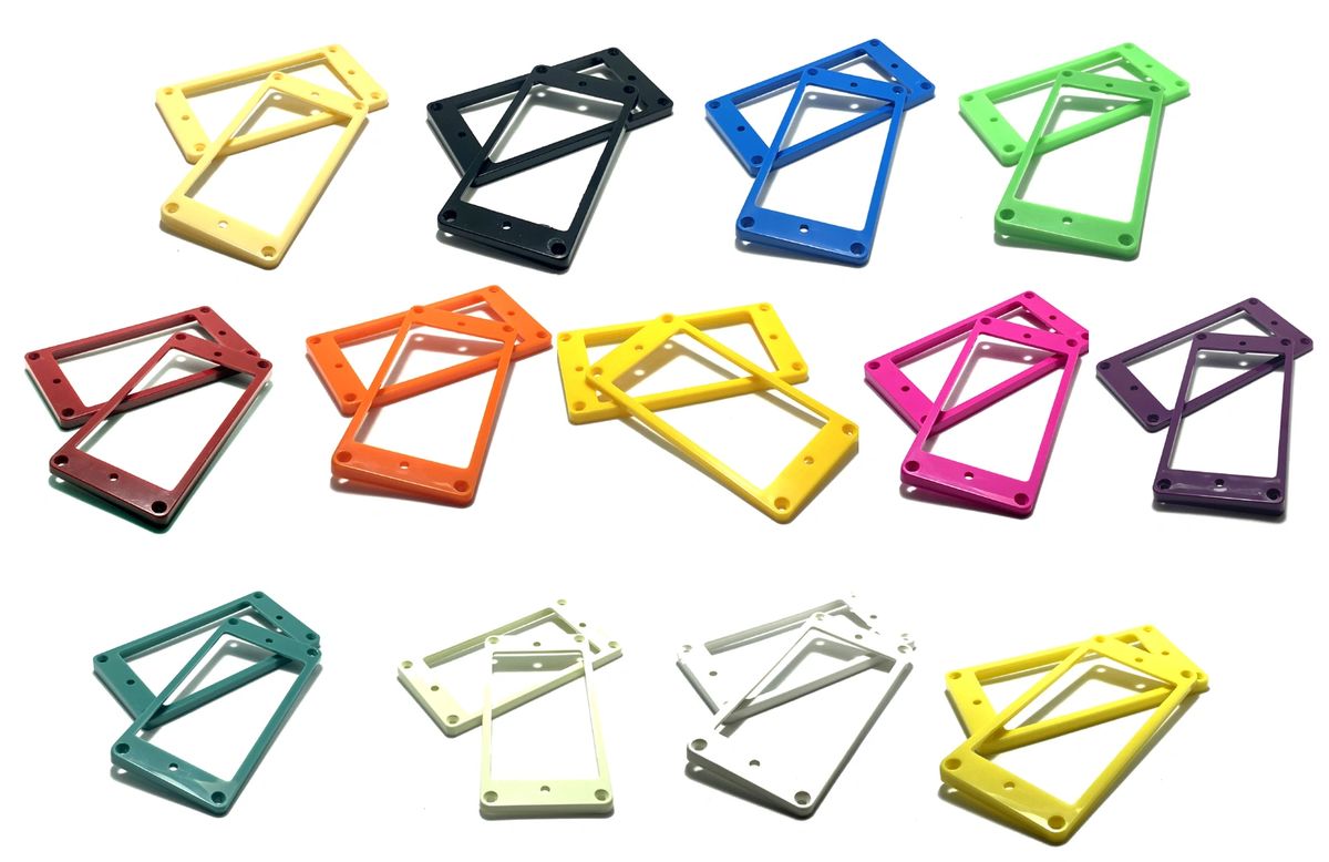 Standard Humbucker Mounting Rings, Set of 2 ~ Color Choice