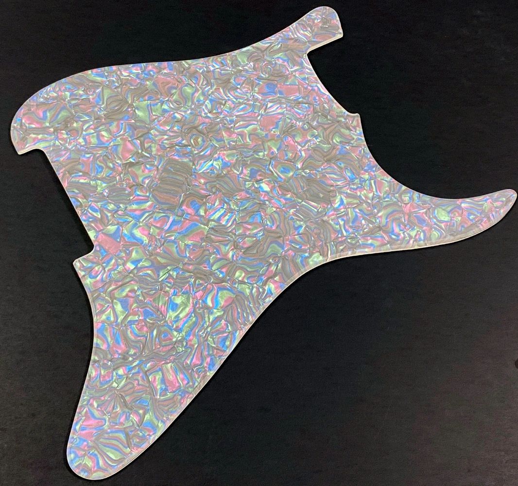 Blank Strat Pickguard, Custom Specialty Material ~ Vibe Aura
