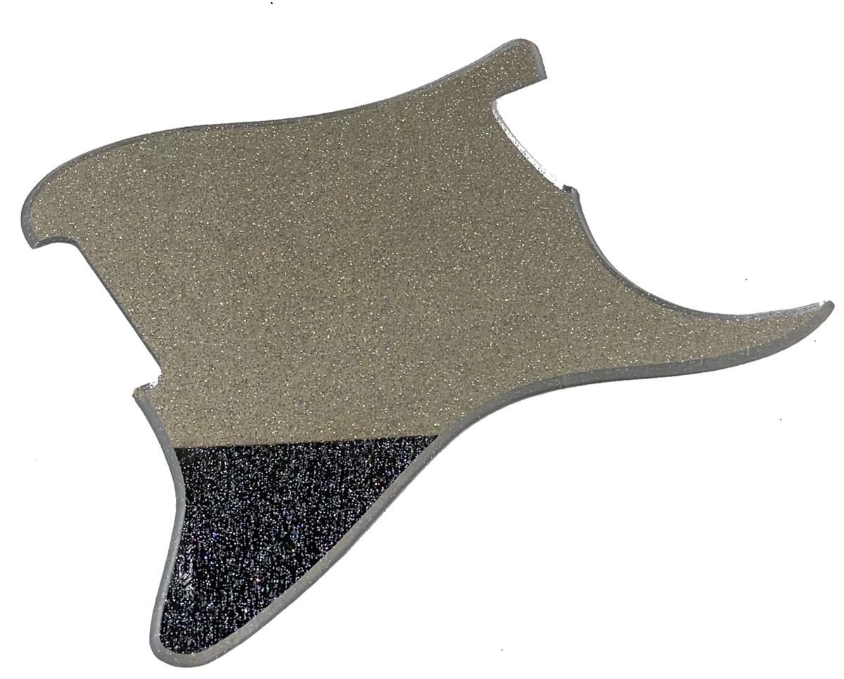 Blank Strat Pickguard, Custom Specialty Material ~ Mirror Galaxy