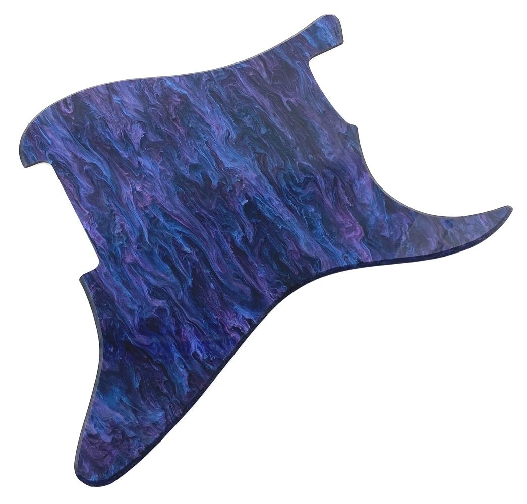 Blank Strat Pickguard, Custom Specialty Material ~ Myst Grace