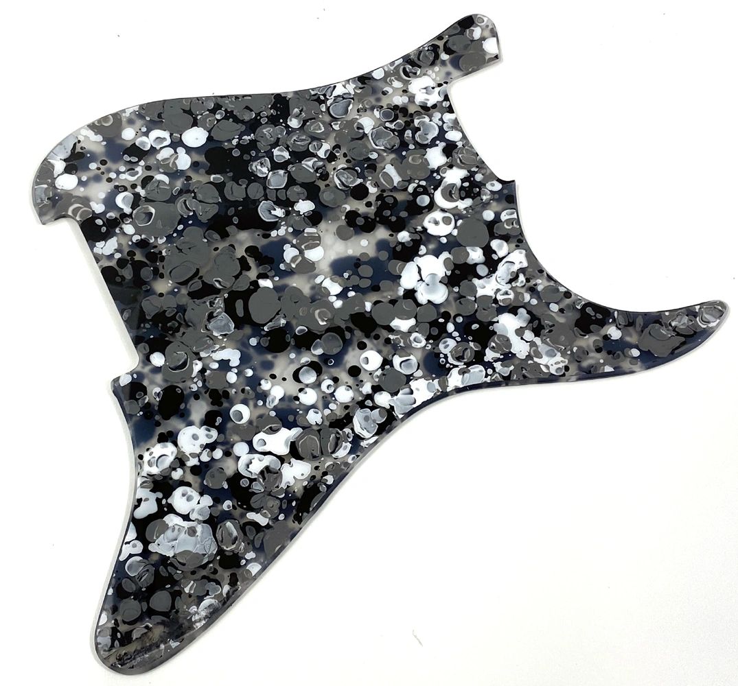 Blank Strat Pickguard, Custom Specialty Material ~ Vibe Ghost