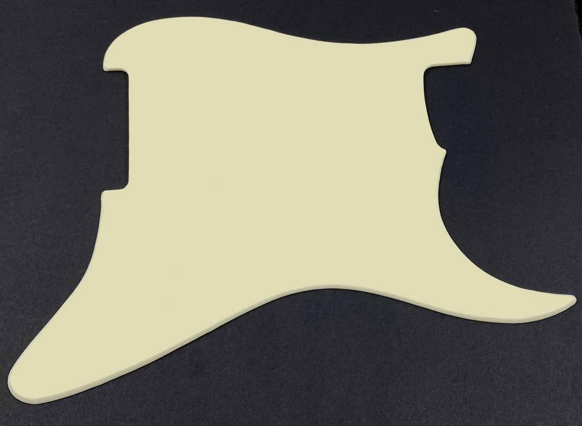 Blank Strat Pickguard, Custom Specialty Material ~ Gloss Aged
