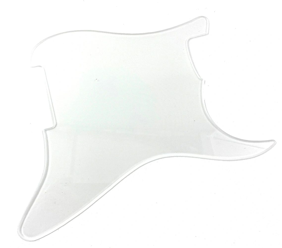 Blank Strat Pickguard, Custom Specialty Material ~ Matte Ice Frost