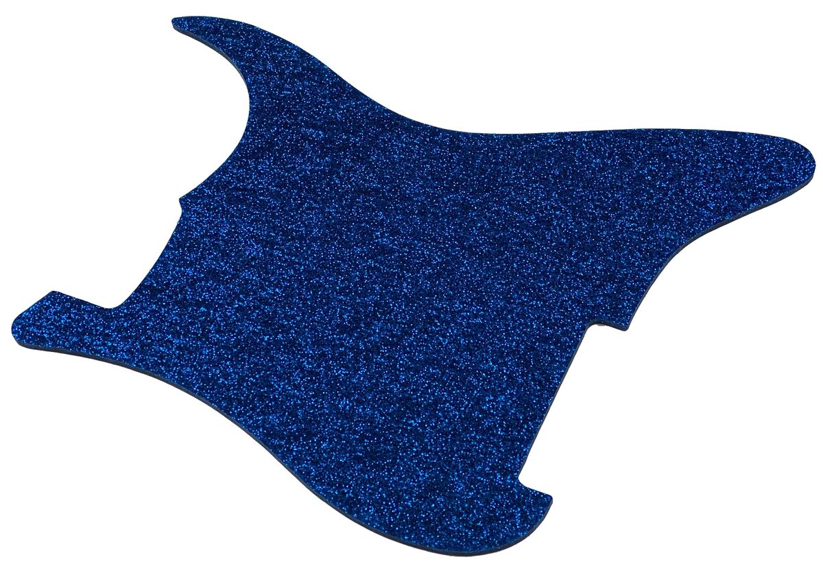 Blank Strat Pickguard, Custom Specialty Material ~ Nova Blue I