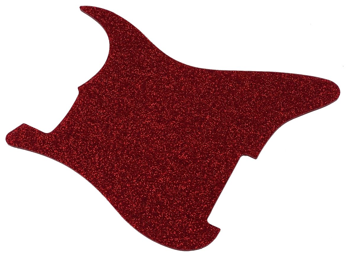 Blank Strat Pickguard, Custom Specialty Material ~ Nova Red