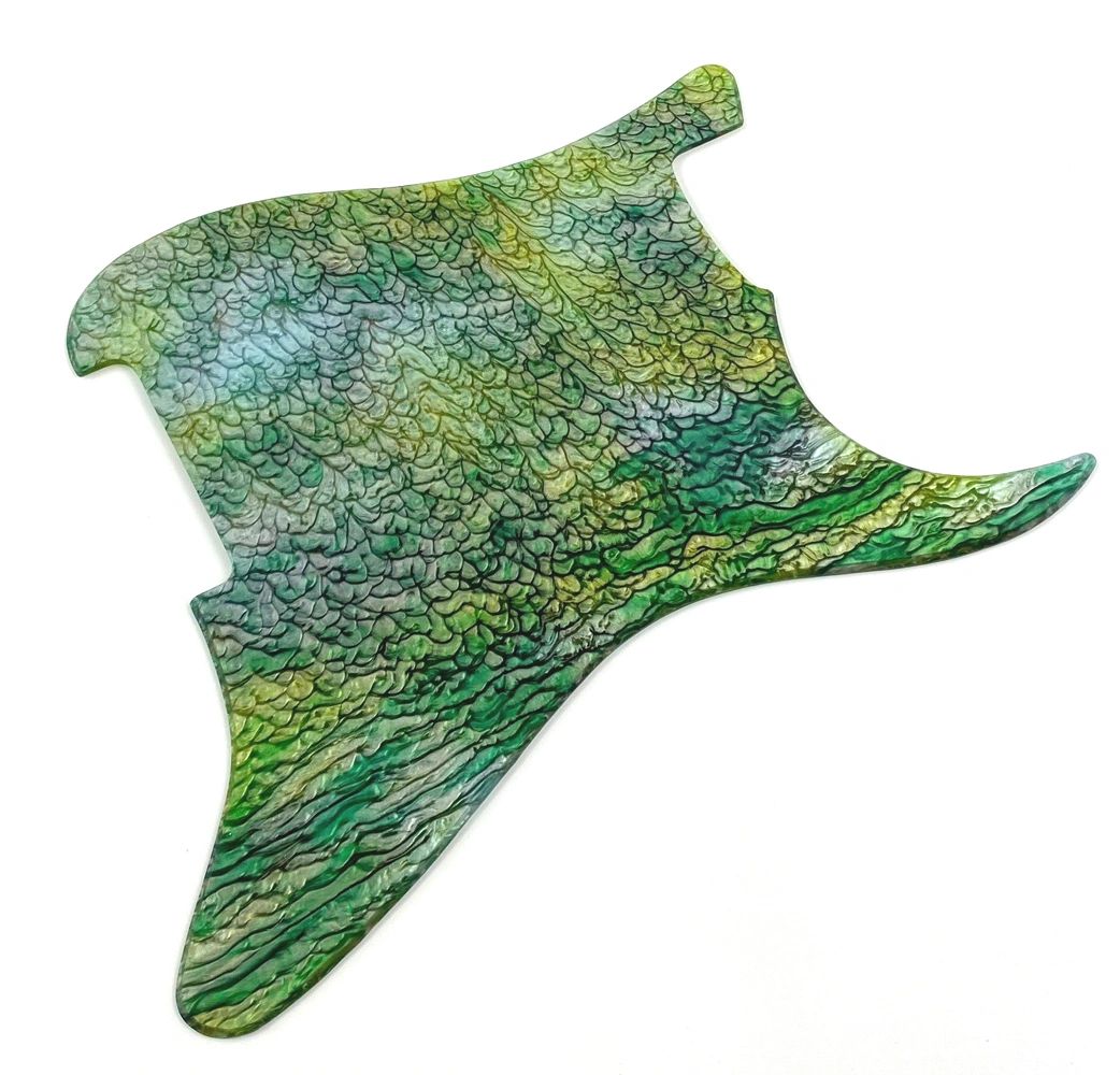 Blank Strat Pickguard, Custom Specialty Material ~ Scale Envy